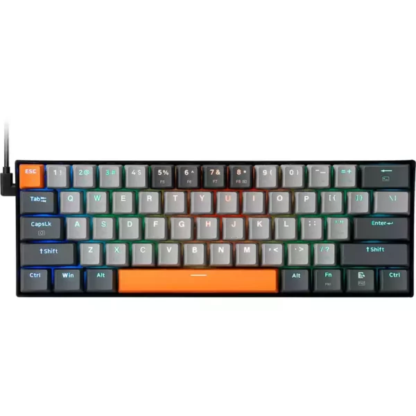 Redragon K644 SE 65% Wired RGB Gaming Keyboard, 61 Keys Hot-Swappable ...